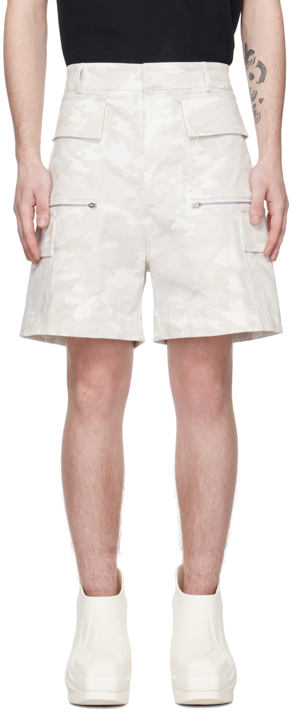 1017 ALYX 9SM White Camo Shorts 1017 ALYX 9SM