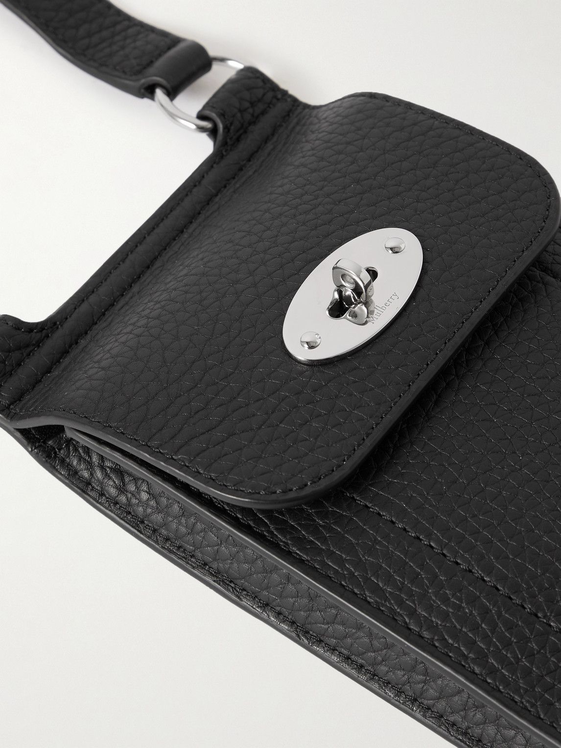 Mulberry - Anthony Mini Full-Grain Leather Messenger Bag Mulberry