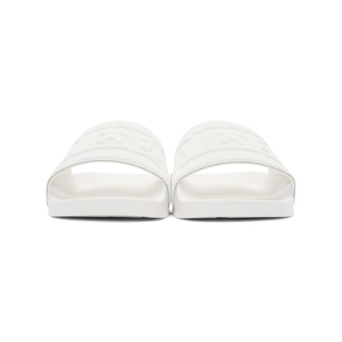Diesel White SA-Valla Slides Diesel