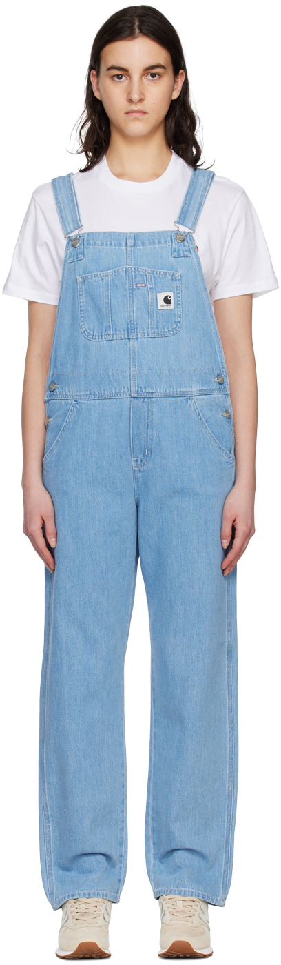 Carhartt Work In Progress Blue Bib Overalls Carhartt WIP