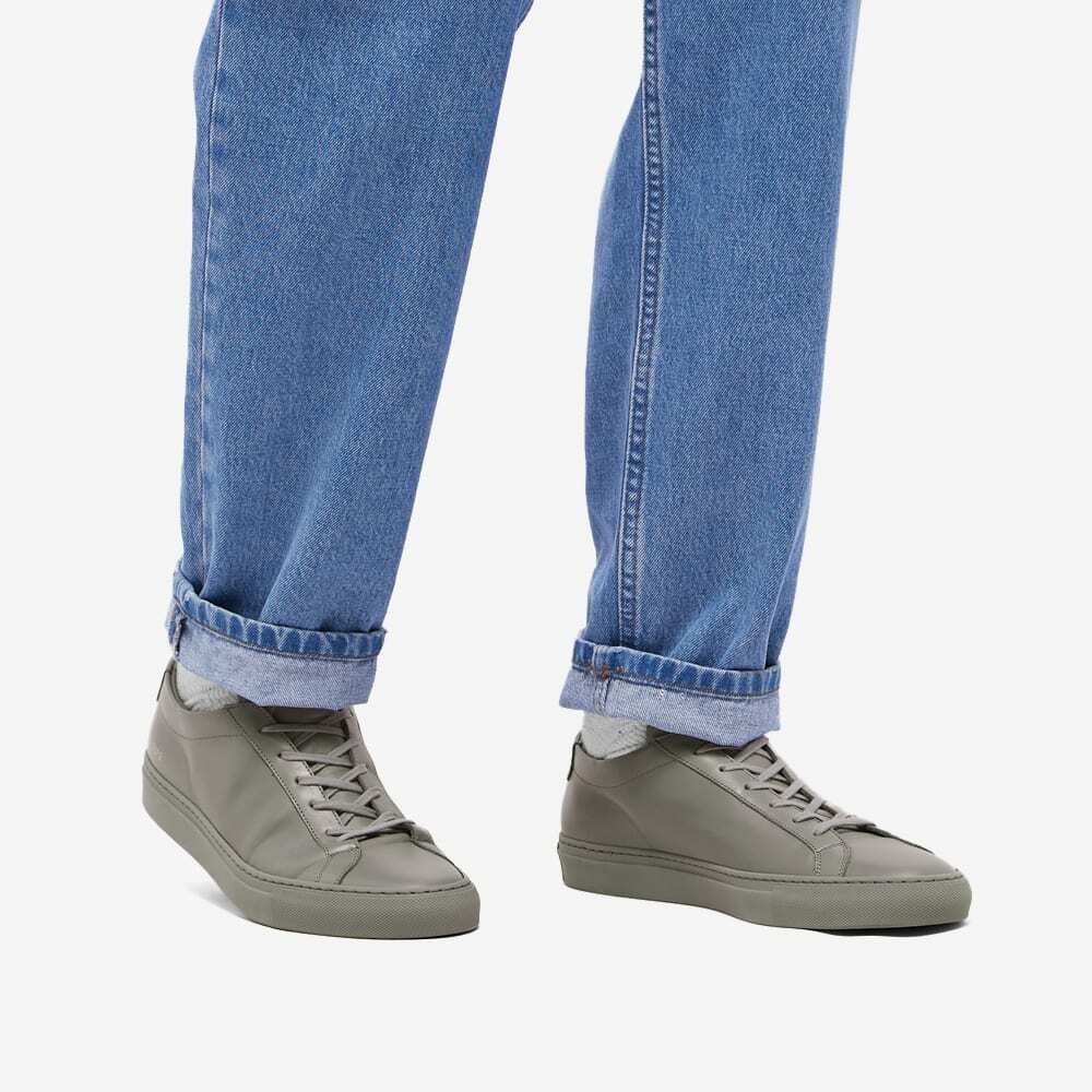 Common Projects Men's Original Achilles Low Sneakers in Cobalt Grey ...