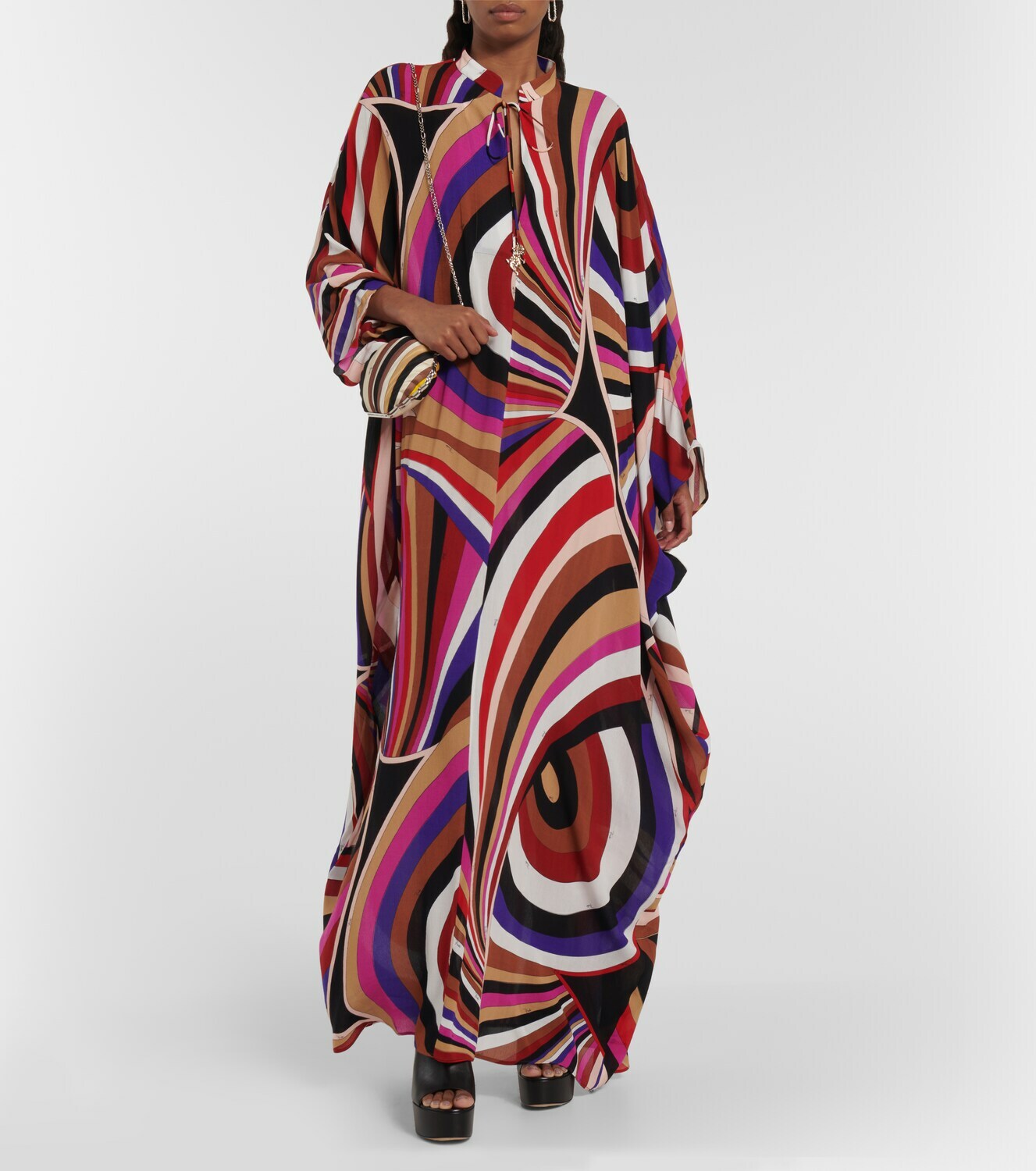 Pucci - Printed kaftan maxi dress Emilio Pucci