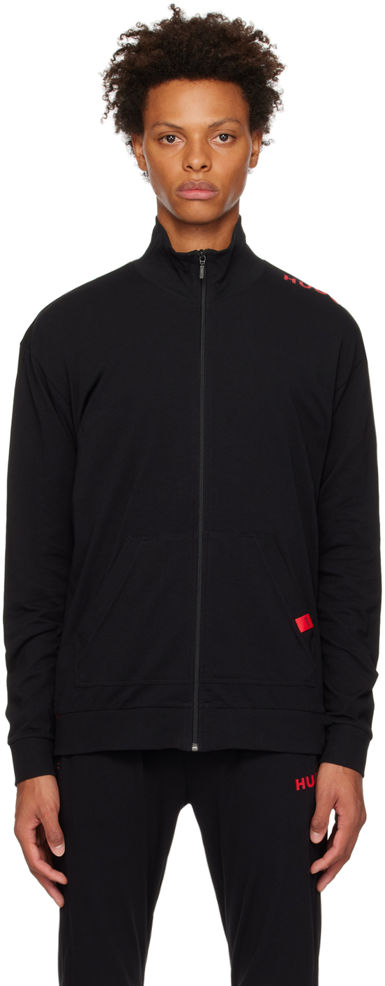 Hugo Black Print Jacket Hugo Boss