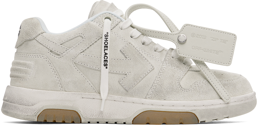 Off-White Gray Out Of Office Sneakers Off-White
