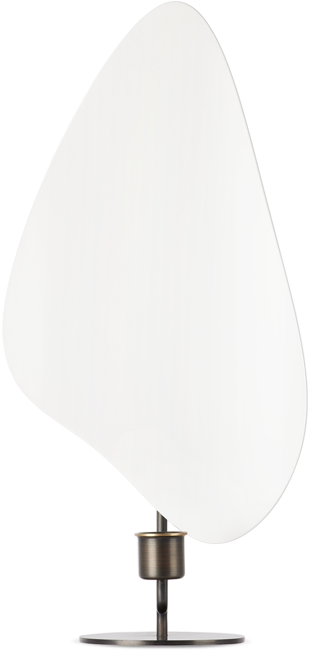 MENU Gray Flambeau Table Candle Holder Menu