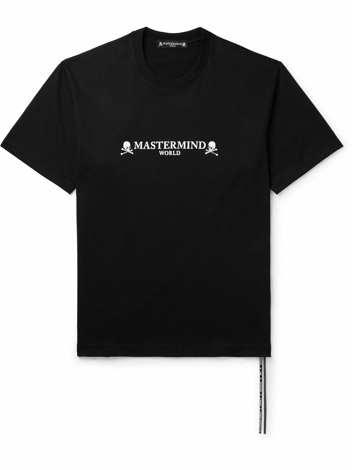 Mastermind World - Glittered Logo-Print Cotton-Jersey T-Shirt - Black ...