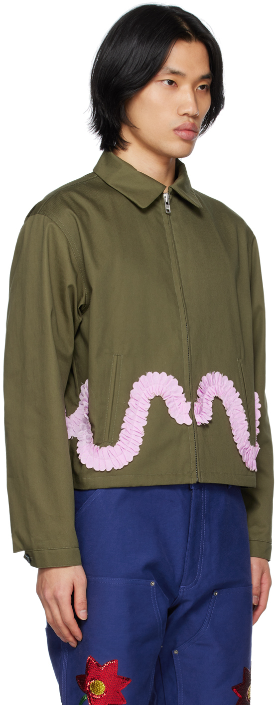 Sky High Farm Workwear Khaki Worm Jacket Sky High Farm Workwear