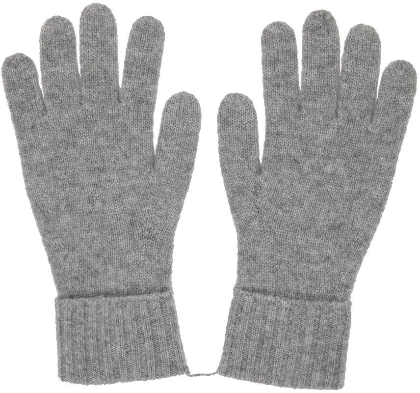 360Cashmere Gray Lydia Gloves 360Cashmere