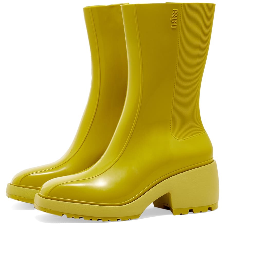 Melissa Women's Nancy Heeled Boot in Lime Melissa