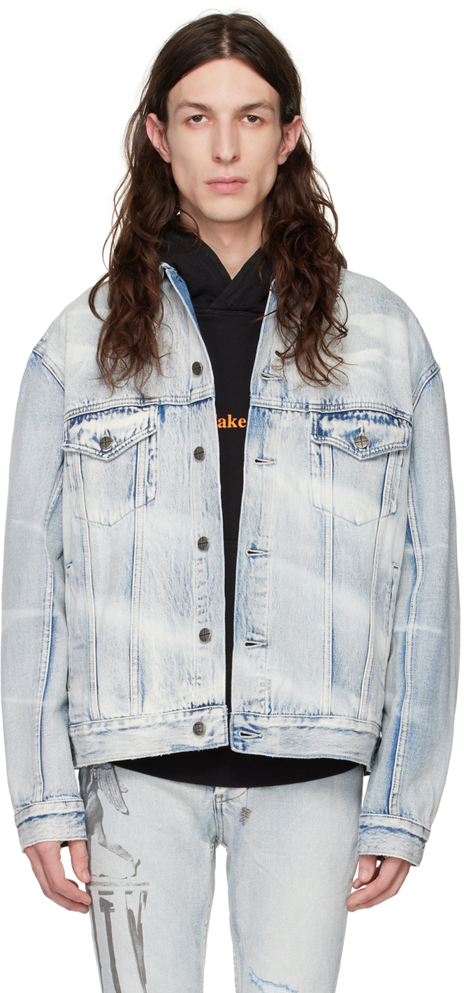 Ksubi Blue Oh G Elektrik Denim Jacket Ksubi