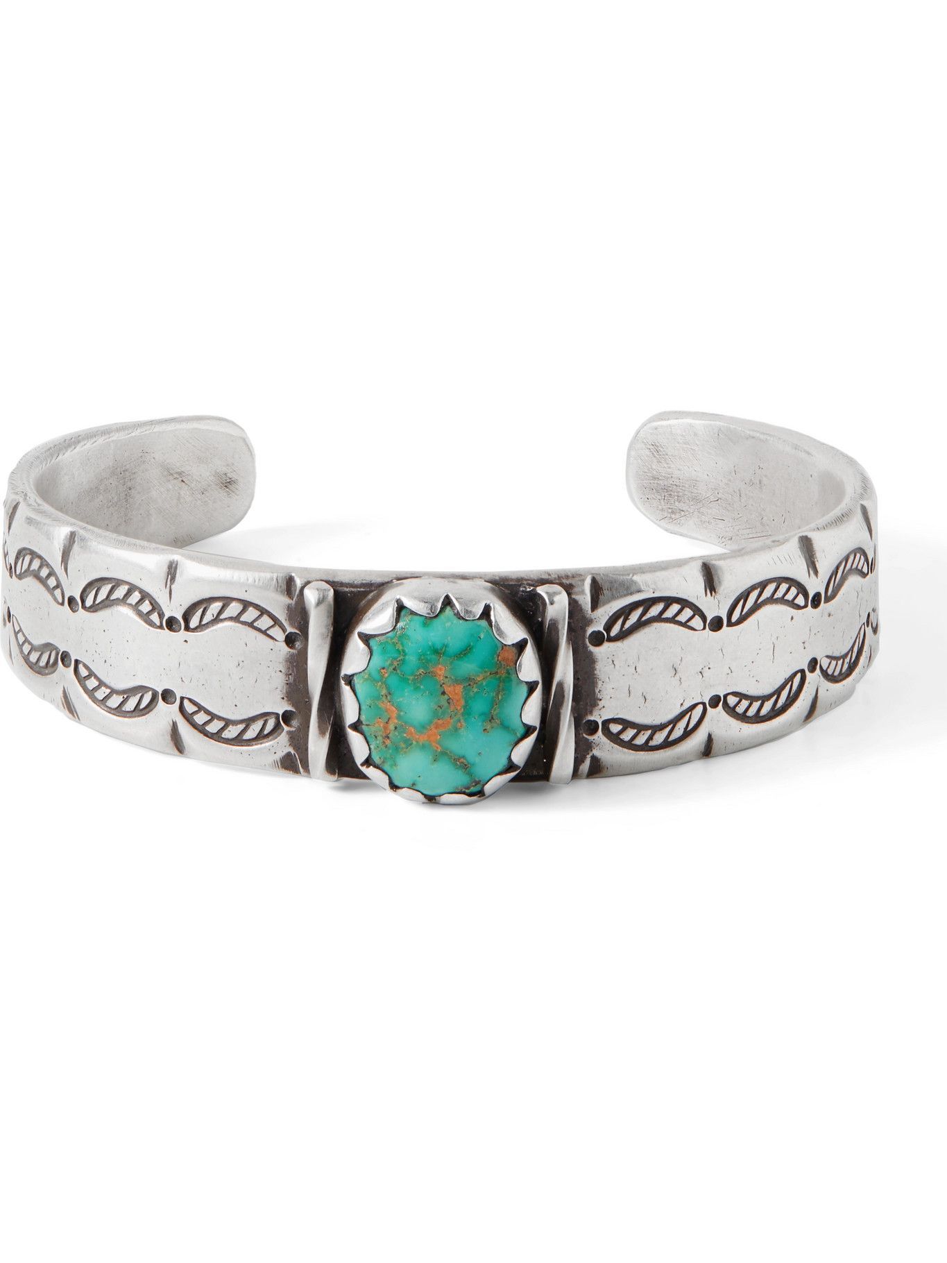 PEYOTE BIRD - Cheyenne Sterling Silver Turquoise Cuff Peyote Bird