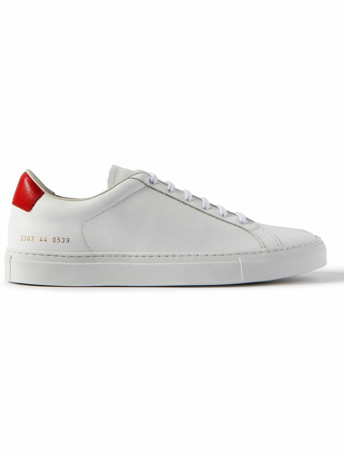 Common Projects - Retro Low Leather Sneakers - White Common Projects