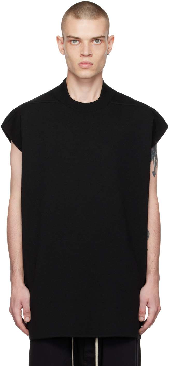 Rick Owens Black Tommy Tank Top Rick Owens