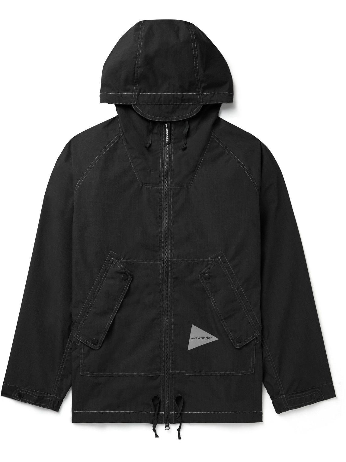 And Wander - Kevlar-Shell Hooded Jacket - Black and Wander