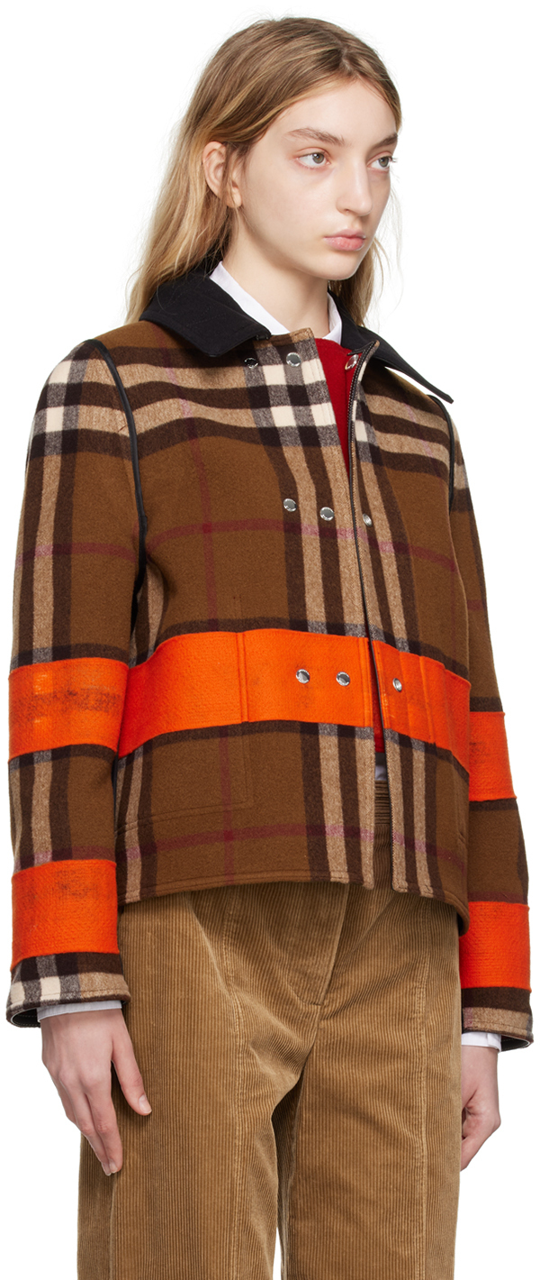 Burberry Red Striped Jacket Burberry
