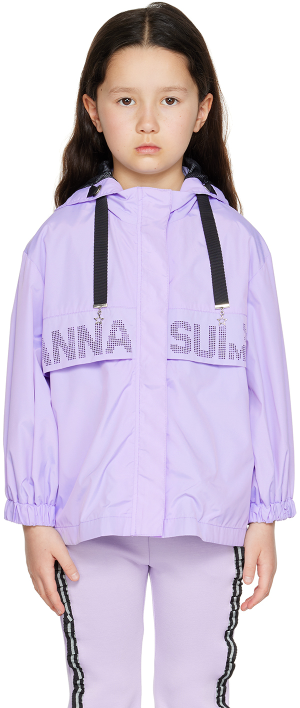 ANNA SUI MINI Kids Purple Mountain Jacket