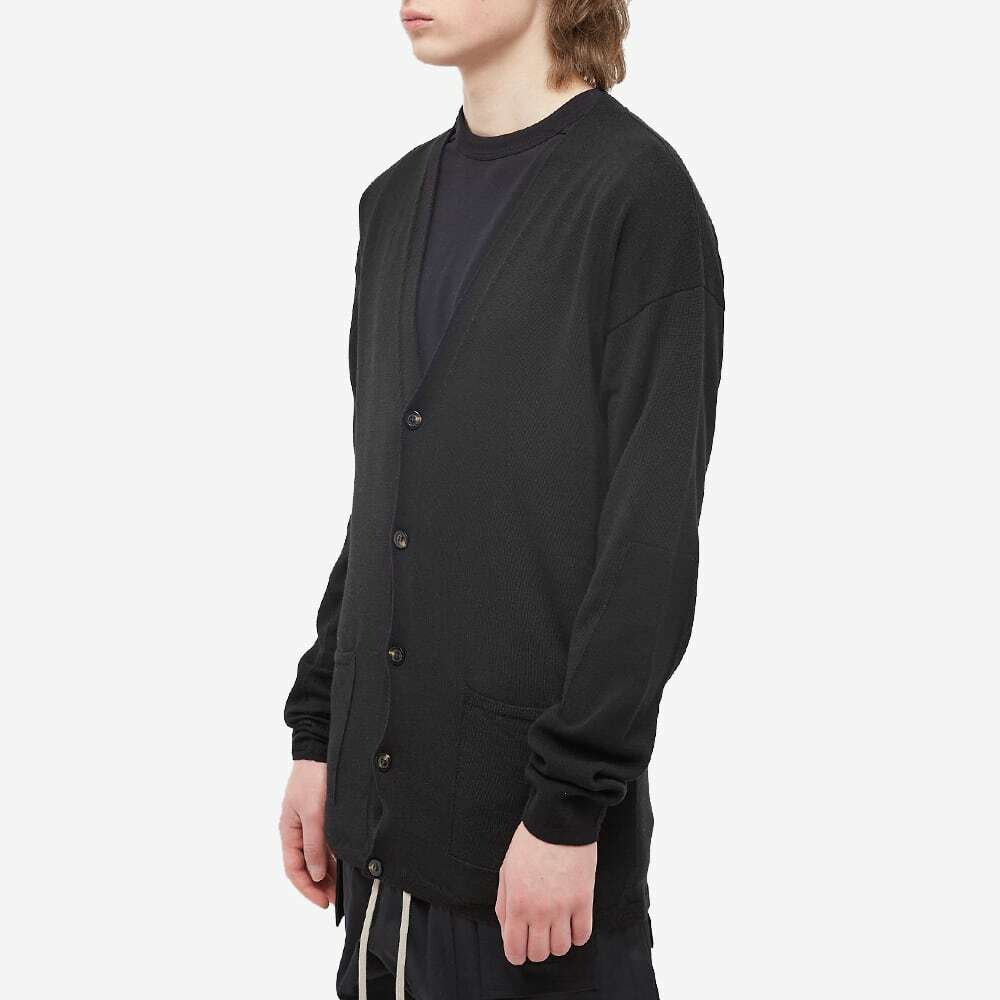 Rick Owens Men's Peter Cardigan in Black Rick Owens