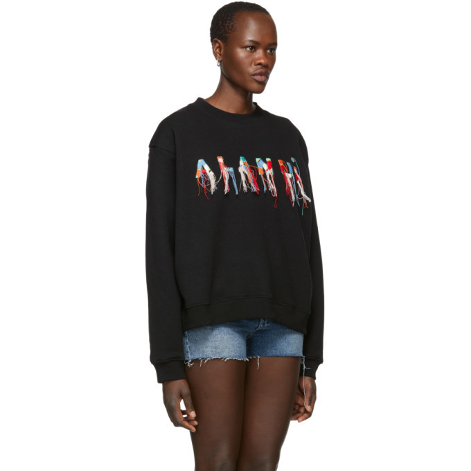 Alanui Black Logo Sweatshirt Alanui