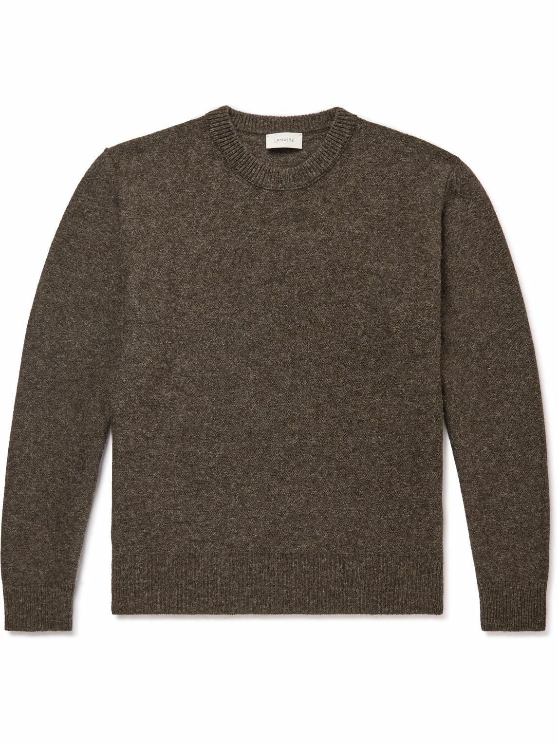 Lemaire - Shetland Wool Sweater - Brown Lemaire