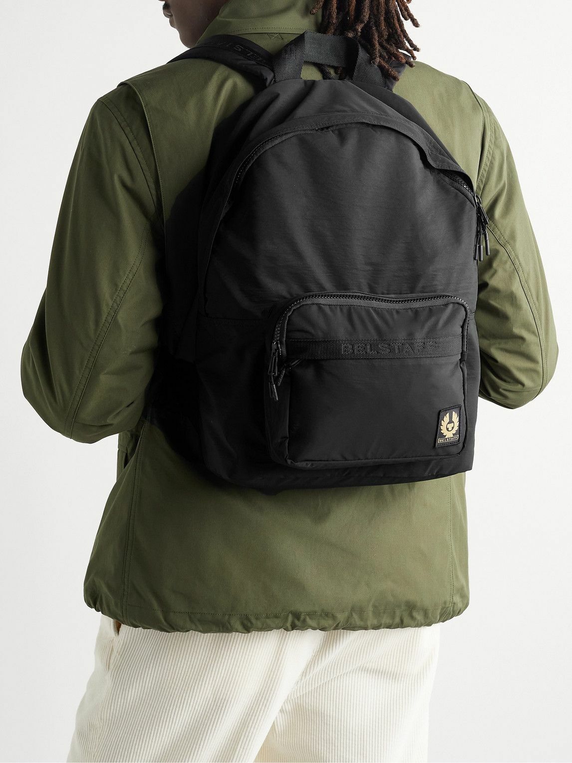Belstaff - Logo-Appliquéd Ripple Shell Backpack Belstaff