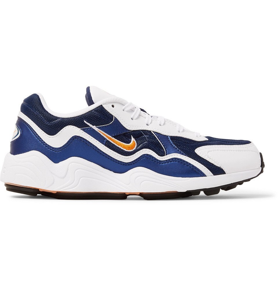 Nike - Air Zoom Alpha Mesh and Leather Sneakers - Blue Nike