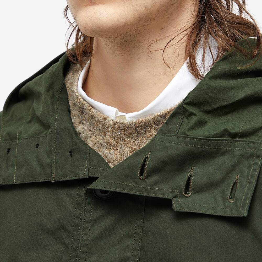 Albam Men's Waxed Overhead Smock in Green Albam