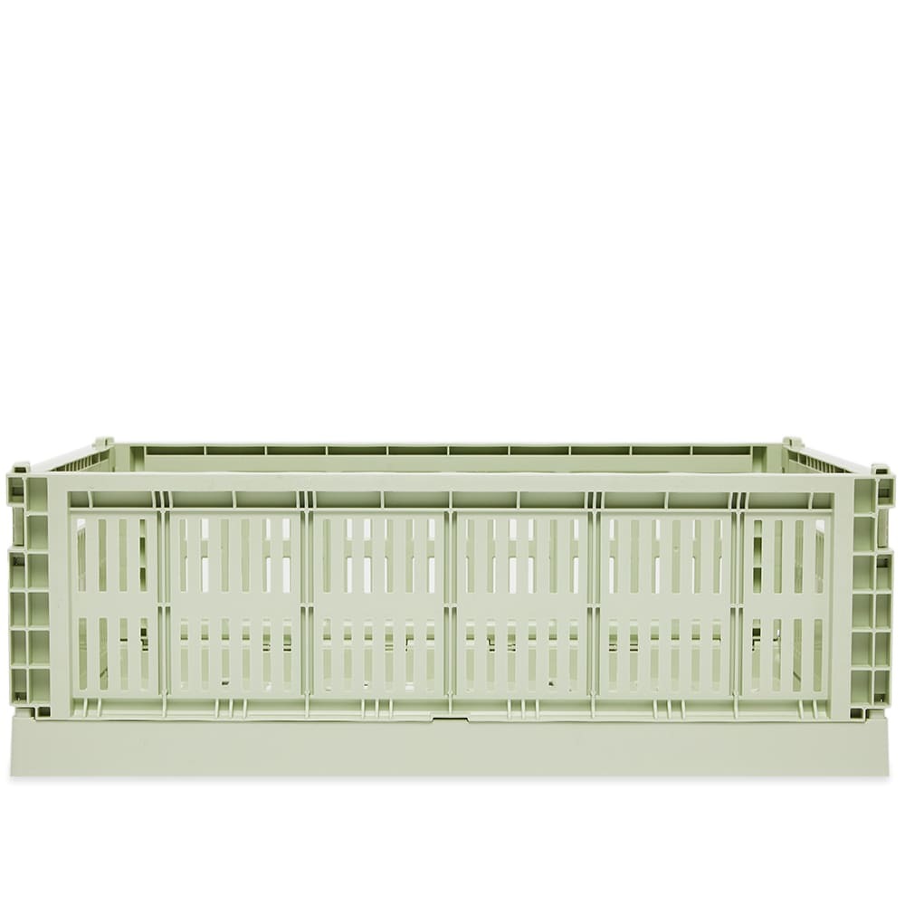 HAY Large Recycled Colour Crate in Mint HAY