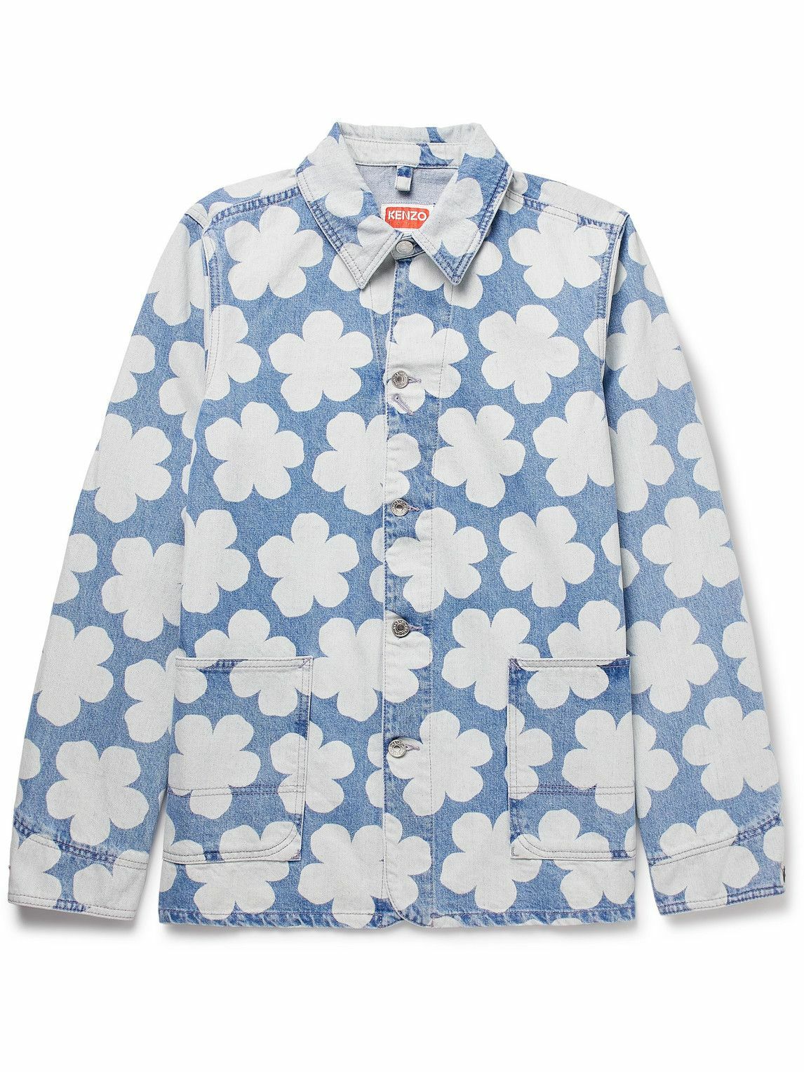 KENZO - Printed Denim Jacket - Blue Kenzo