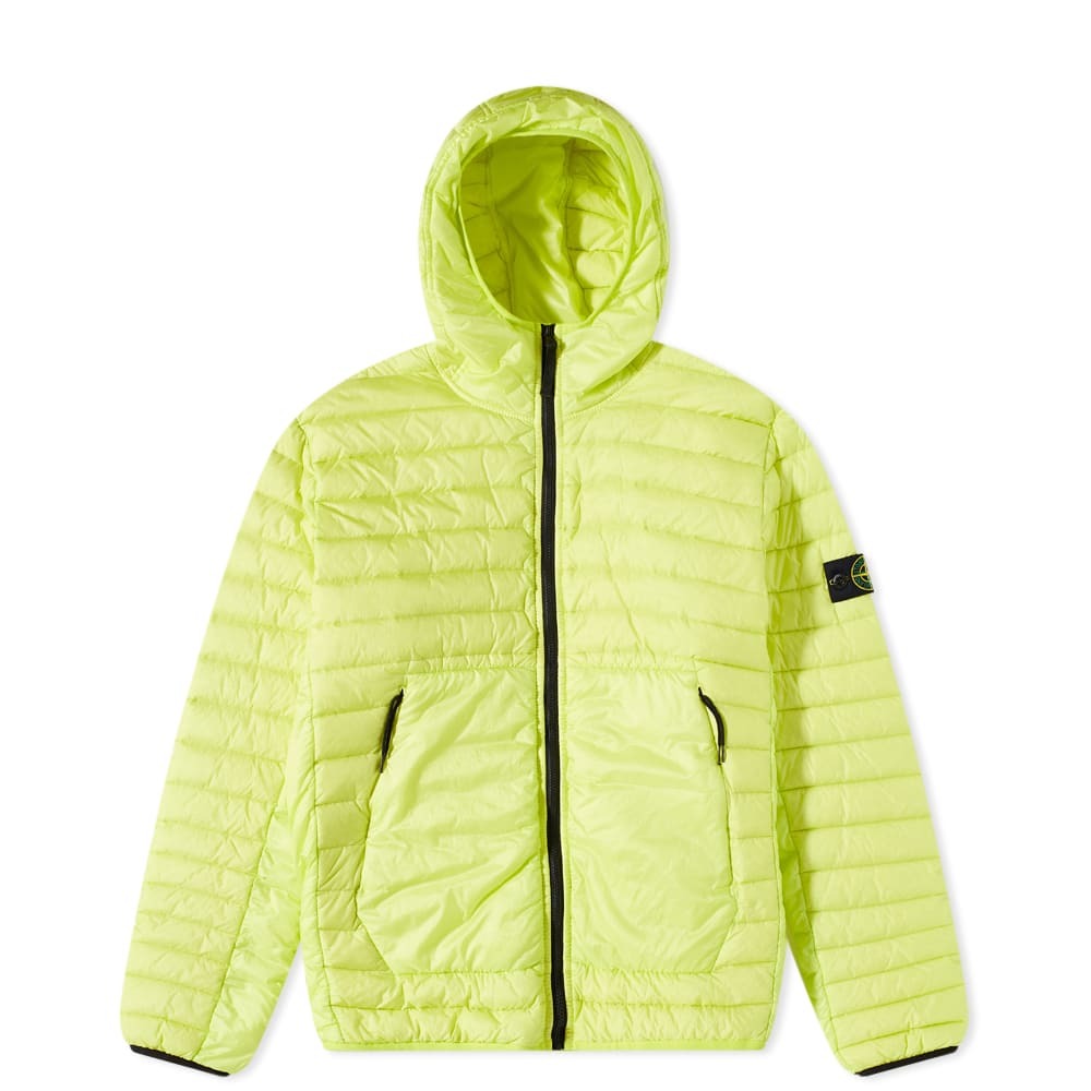 Stone Island Junior Lightweight Down Jacket in Lemon Stone Island Junior