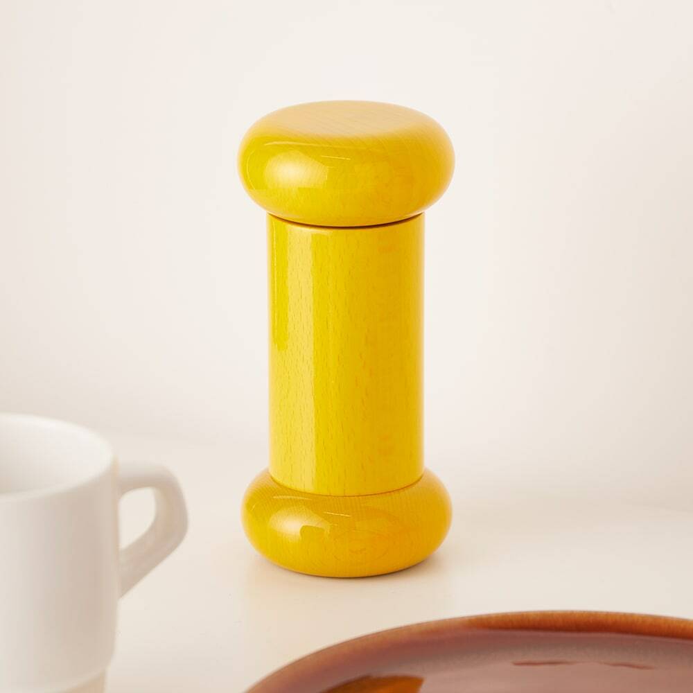 Alessi Salt, Pepper & Spice Grinder in Yellow Alessi