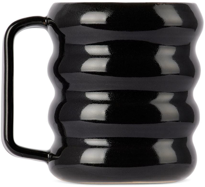 Rory Pots Black Retro Mug