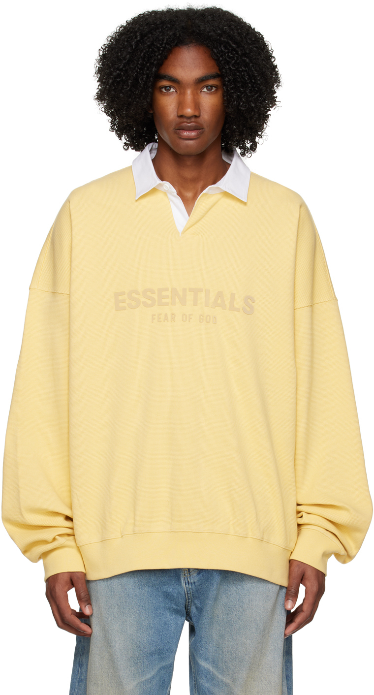 Essentials Yellow Bonded Polo Essentials