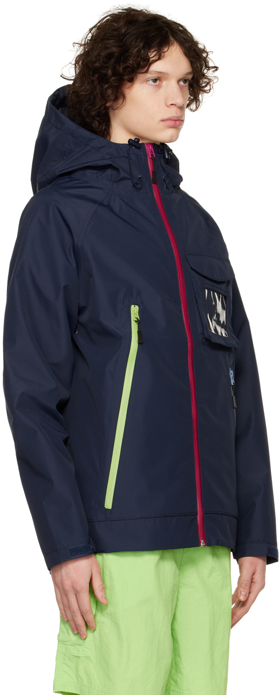 Pop Trading Company Navy Oracle Jacket Pop Trading Company