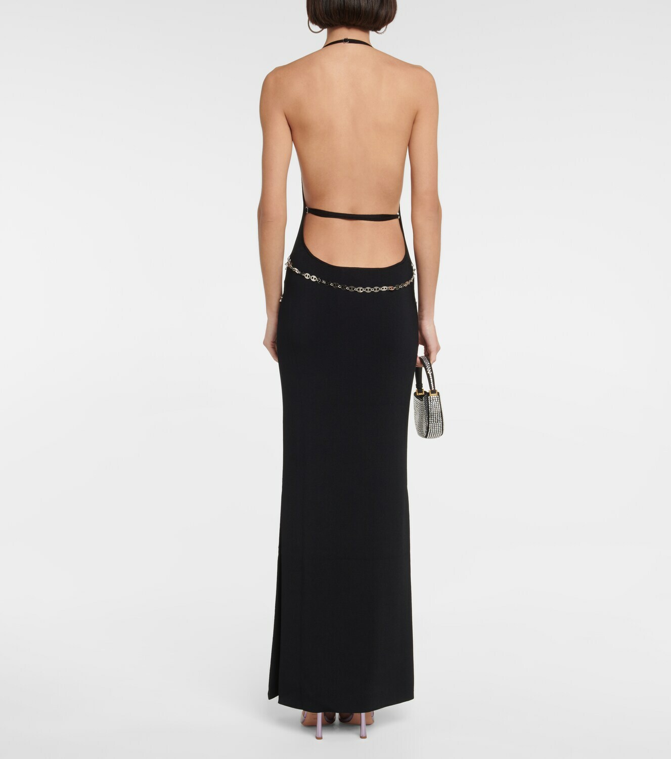 Aya Muse - Excelle embellished halterneck maxi dress Aya Muse