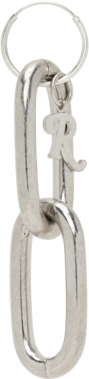 Raf Simons Silver Chain Earring Raf Simons