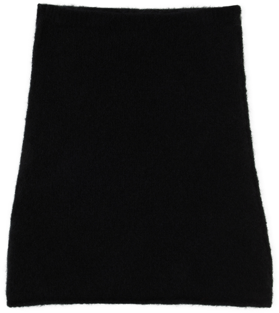 Isabel Benenato Black Merino Yak Scarf Isabel Benenato