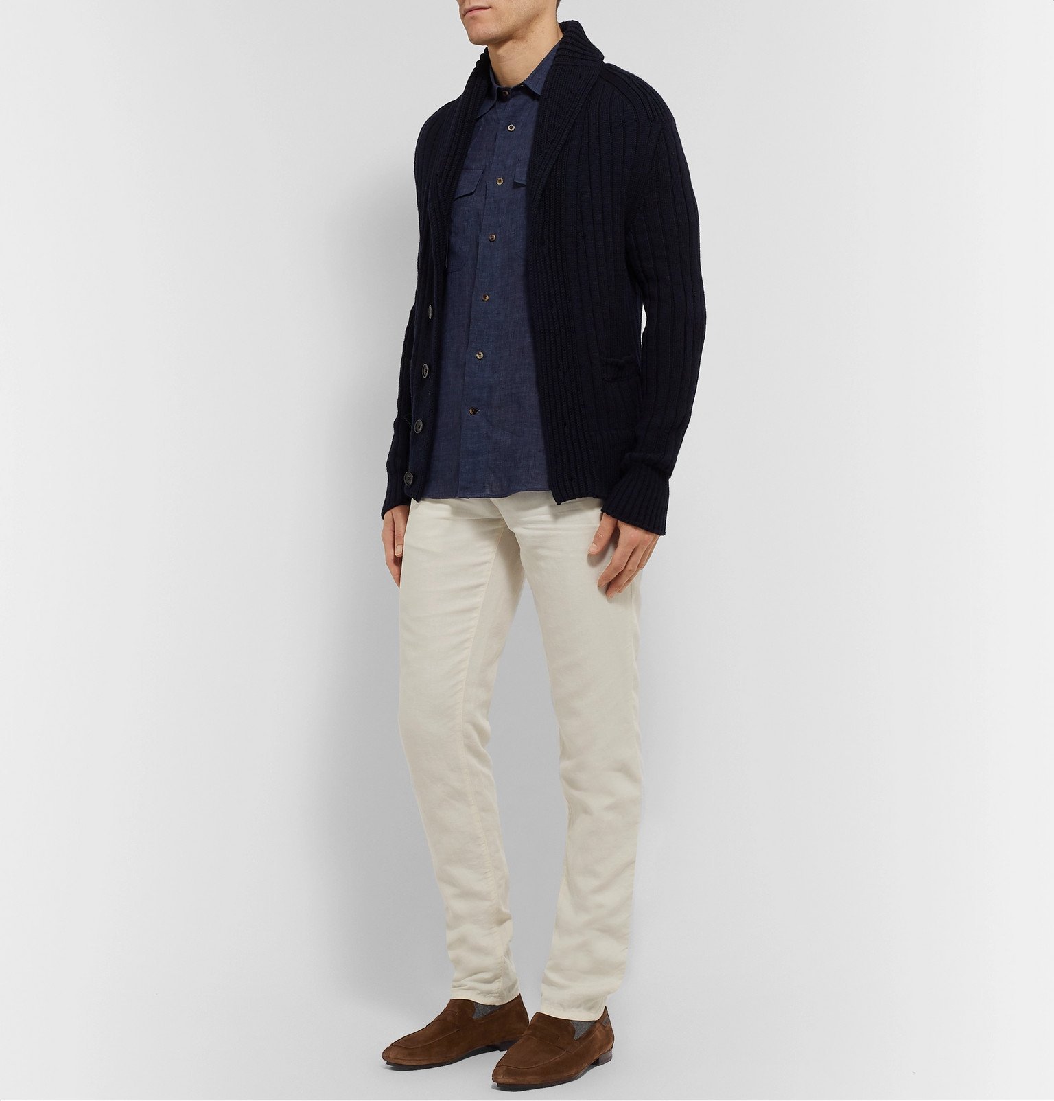 TOM FORD - Berrick Suede Penny Loafers - Brown TOM FORD