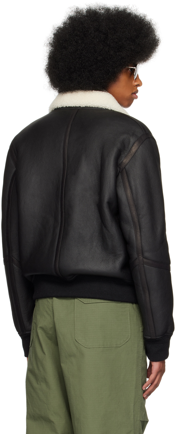 Belstaff Black Tracer Shearling Jacket Belstaff