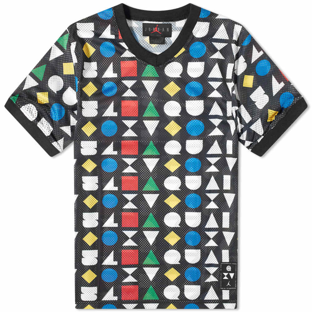 Air Jordan Q54 Shirt Black, White & Multi Nike