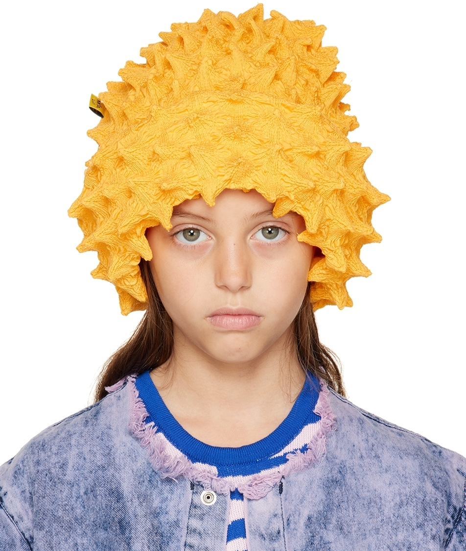 M’A Kids Kids Yellow Spike Beanie