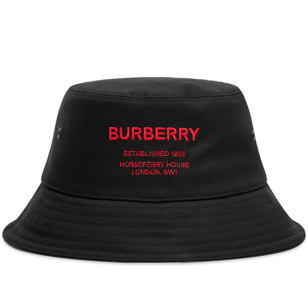 Burberry Front Logo Bucket Hat Burberry