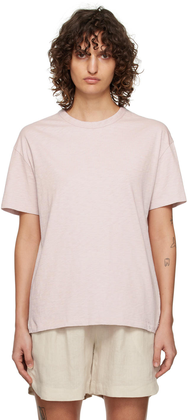 rag & bone Purple Boyfriend T-Shirt Rag and Bone
