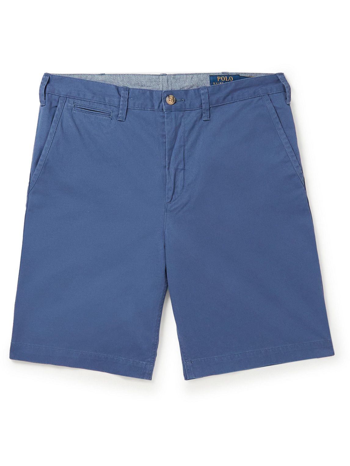 Polo Ralph Lauren - Straight-Leg Cotton-Twill Shorts - Blue Polo Ralph ...