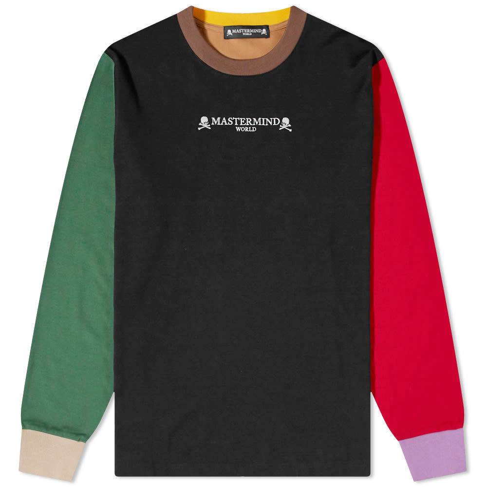 MASTERMIND WORLD Long Sleeve Block Colour Tee MASTERMIND WORLD