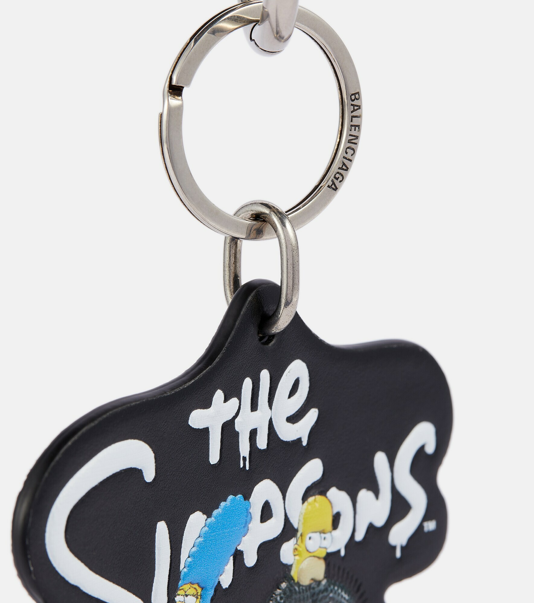 Balenciaga - x The Simpsons TM & © 20th Television leather keychain ...