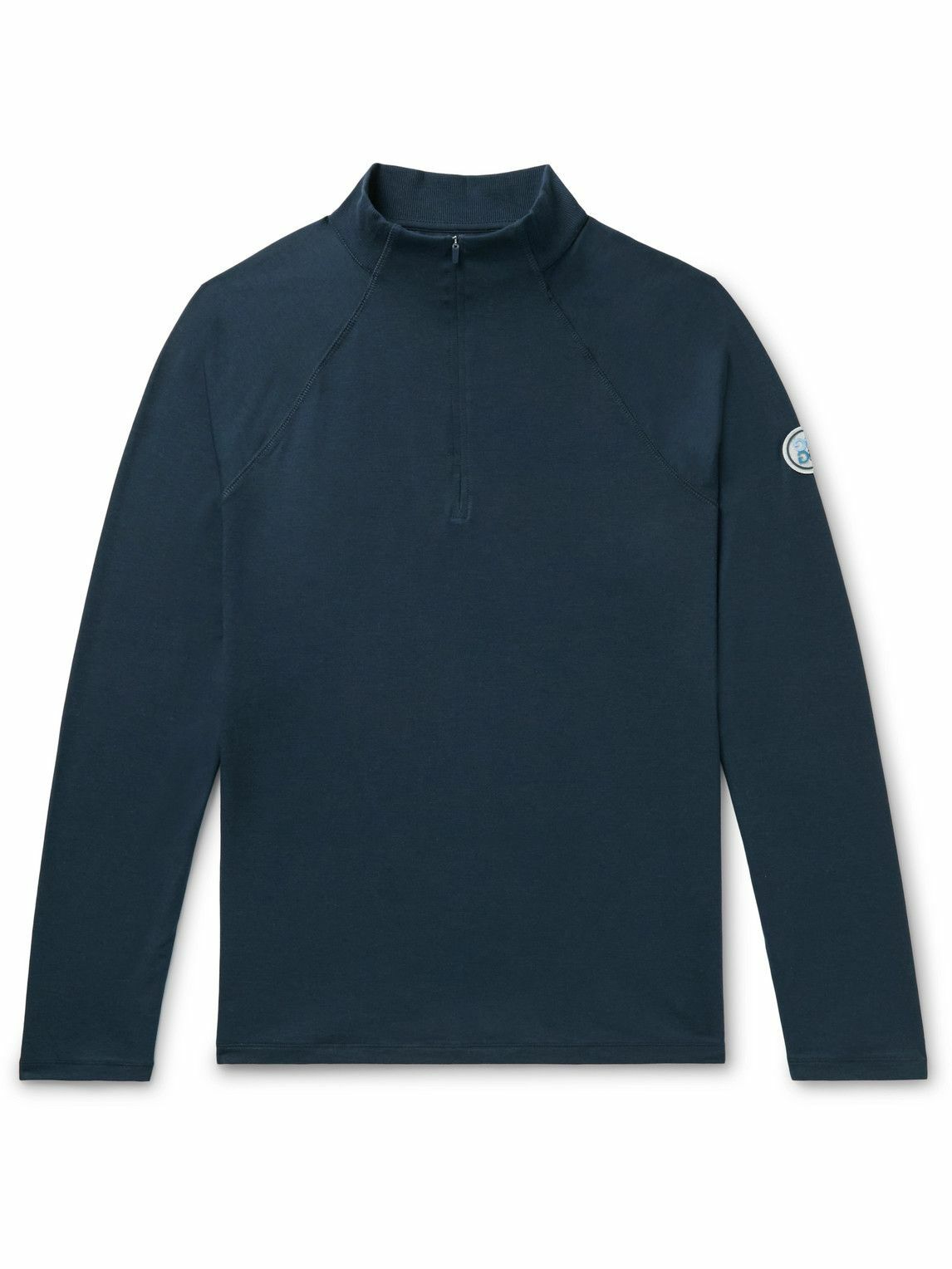 G/FORE - Luxe Staple Mid Tech-Jersey Half-Zip Golf Top - Blue G/FORE