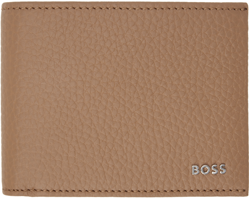 BOSS Tan Bifold Wallet BOSS