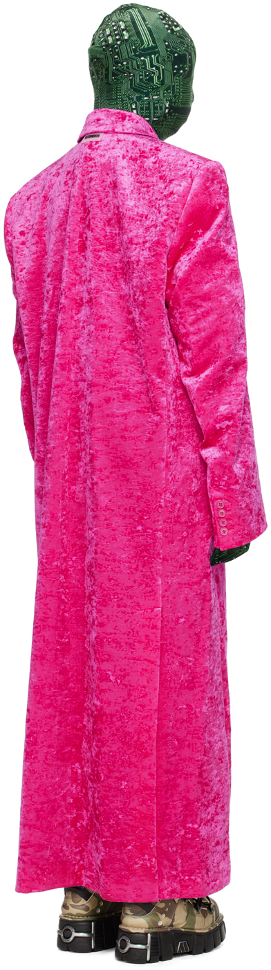 VETEMENTS Pink Button Up Coat Vetements