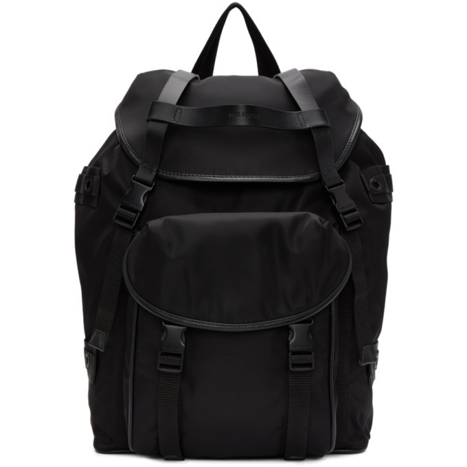 Neil Barrett Black Military-Style Slime Backpack Neil Barrett