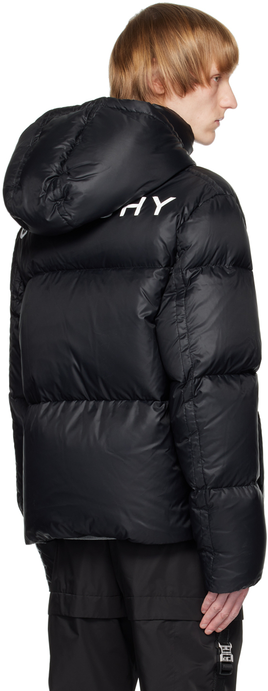 Givenchy Black Hooded Puffer Down Jacket Givenchy